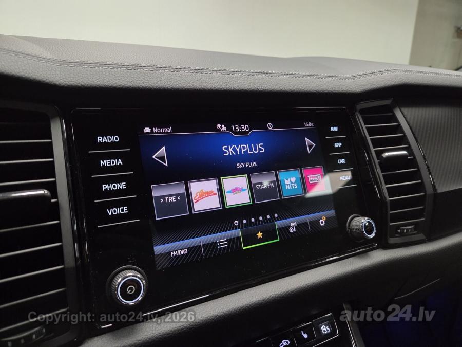 Black Skoda Kodiaq 2022 in Tallinn, with an engine capacity of 2.00 L and mileage of 75 thousand km for 30900 €, photo 10 on AUTOMOTO.COM.LV