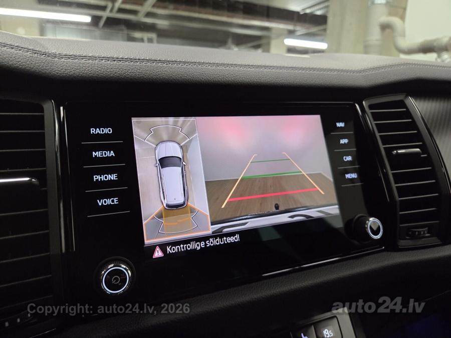 Black Skoda Kodiaq 2022 in Tallinn, with an engine capacity of 2.00 L and mileage of 75 thousand km for 30900 €, photo 11 on AUTOMOTO.COM.LV