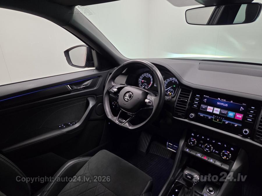 Black Skoda Kodiaq 2022 in Tallinn, with an engine capacity of 2.00 L and mileage of 75 thousand km for 30900 €, photo 14 on AUTOMOTO.COM.LV