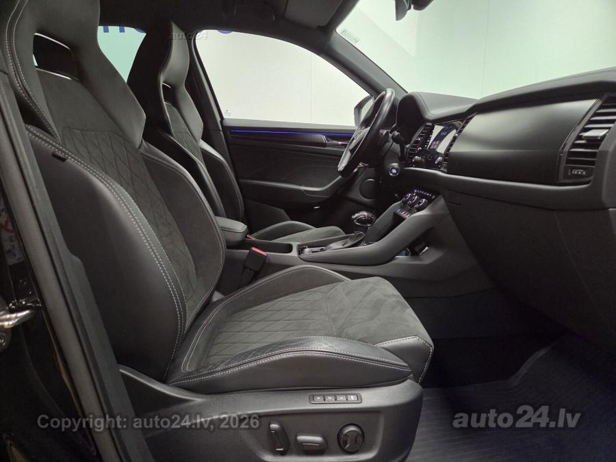 Black Skoda Kodiaq 2022 in Tallinn, with an engine capacity of 2.00 L and mileage of 75 thousand km for 30900 €, photo 18 on AUTOMOTO.COM.LV