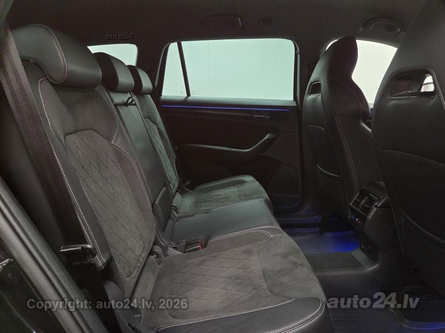 Black Skoda Kodiaq 2022 in Tallinn, with an engine capacity of 2.00 L and mileage of 75 thousand km for 30900 €, photo 20 on AUTOMOTO.COM.LV