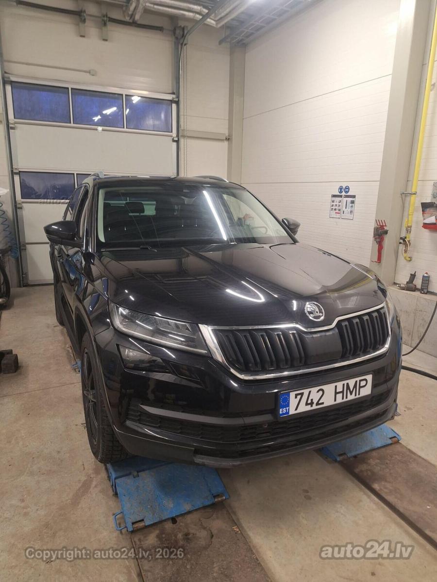 Black Skoda Kodiaq 2018 in Parnu, with an engine capacity of 2.00 L and mileage of 153 thousand km for 23000 €, photo 2 on AUTOMOTO.COM.LV
