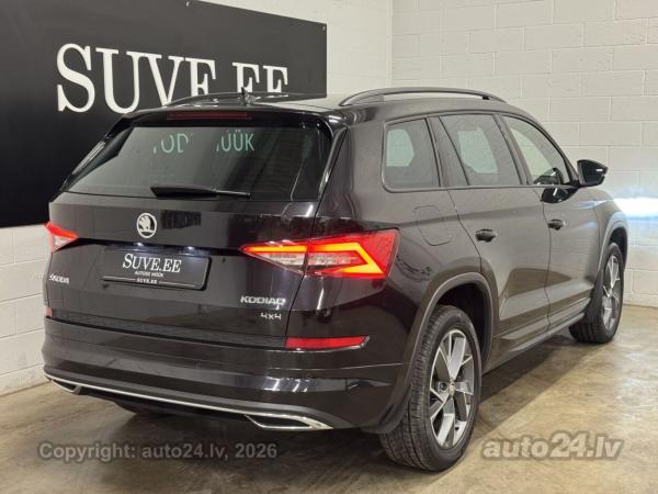Black Skoda Kodiaq 2018 in Tallinn, with an engine capacity of 2.00 L and mileage of 90 thousand km for 25995 €, photo 6 on AUTOMOTO.COM.LV