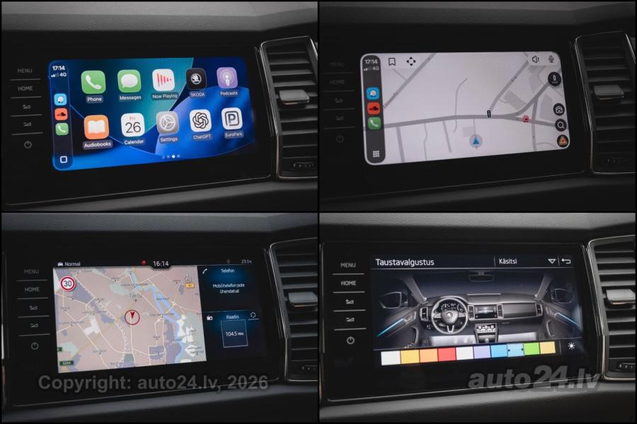 Черный Шкода Kodiaq 2018 в Тарту, объемом двигателя 2.00 л и пробегом 200 тыс. км за 21300 €, фото 20 на AUTOMOTO.COM.LV