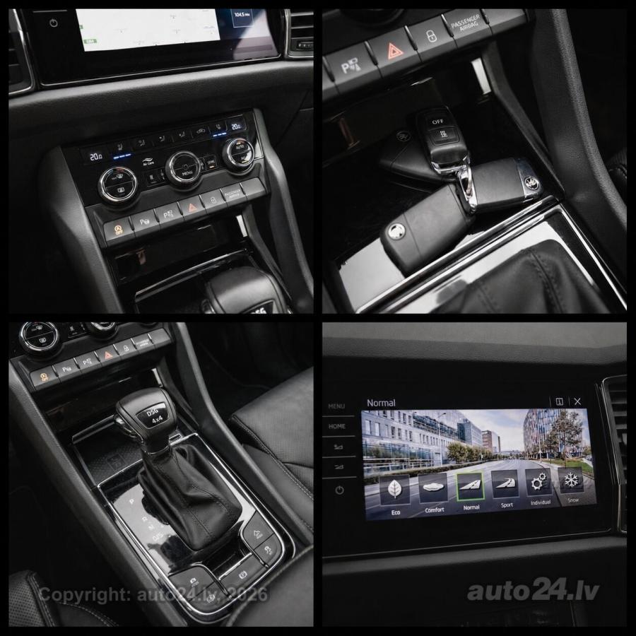 Черный Шкода Kodiaq 2018 в Тарту, объемом двигателя 2.00 л и пробегом 200 тыс. км за 21300 €, фото 25 на AUTOMOTO.COM.LV