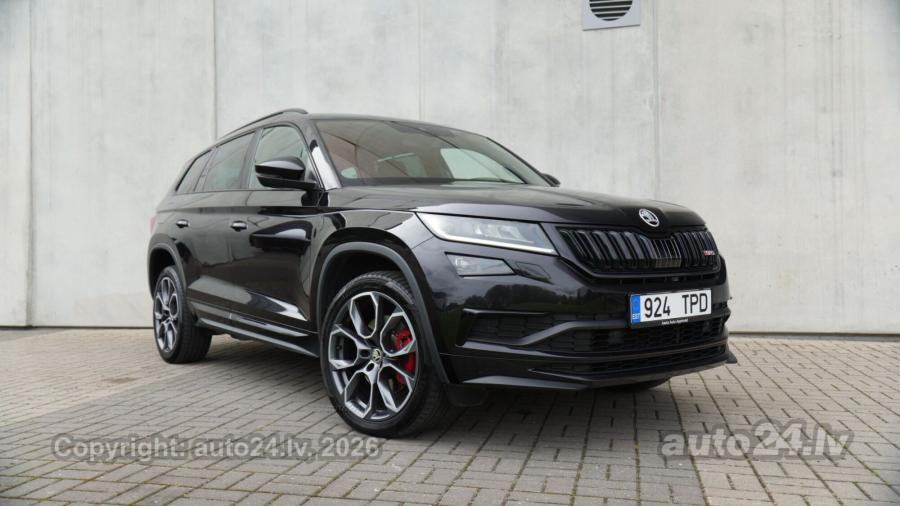 Black Skoda Kodiaq 2020 in Tallinn, with an engine capacity of 2.00 L and mileage of 143 thousand km for 29500 €, photo 1 on AUTOMOTO.COM.LV
