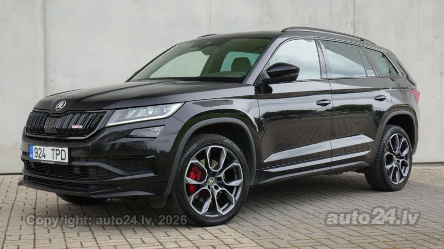 Black Skoda Kodiaq 2020 in Tallinn, with an engine capacity of 2.00 L and mileage of 143 thousand km for 29500 €, photo 3 on AUTOMOTO.COM.LV