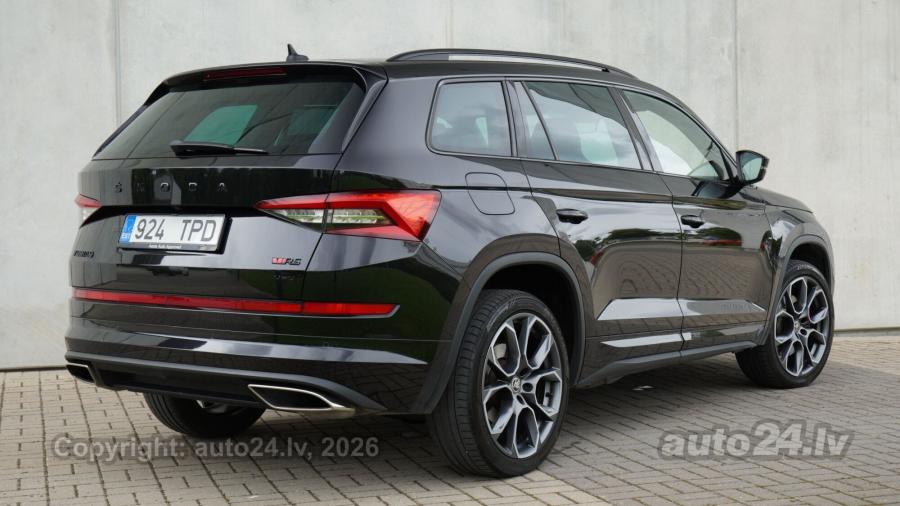 Black Skoda Kodiaq 2020 in Tallinn, with an engine capacity of 2.00 L and mileage of 143 thousand km for 29500 €, photo 5 on AUTOMOTO.COM.LV