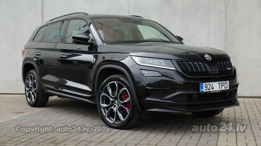 Black Skoda Kodiaq 2020 in Tallinn, with an engine capacity of 2.00 L and mileage of 143 thousand km for 29500 €, photo 6 on AUTOMOTO.COM.LV