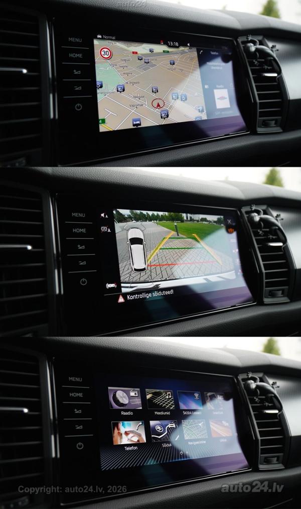 Черный Шкода Kodiaq 2020 в Таллин, объемом двигателя 2.00 л и пробегом 143 тыс. км за 29500 €, фото 7 на AUTOMOTO.COM.LV