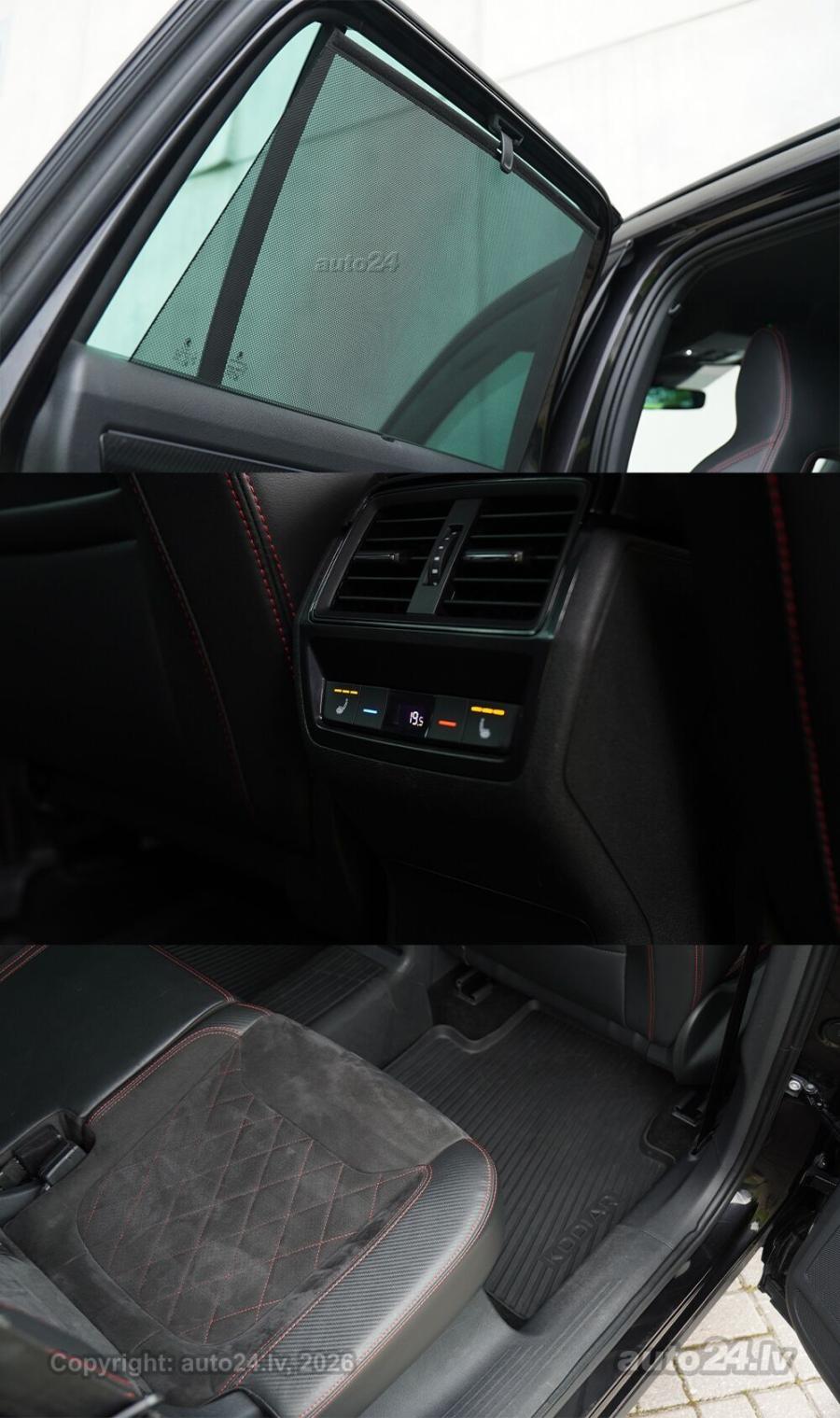 Black Skoda Kodiaq 2020 in Tallinn, with an engine capacity of 2.00 L and mileage of 143 thousand km for 29500 €, photo 12 on AUTOMOTO.COM.LV