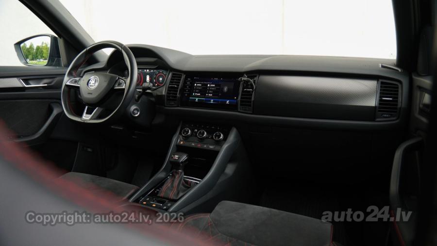 Black Skoda Kodiaq 2020 in Tallinn, with an engine capacity of 2.00 L and mileage of 143 thousand km for 29500 €, photo 14 on AUTOMOTO.COM.LV