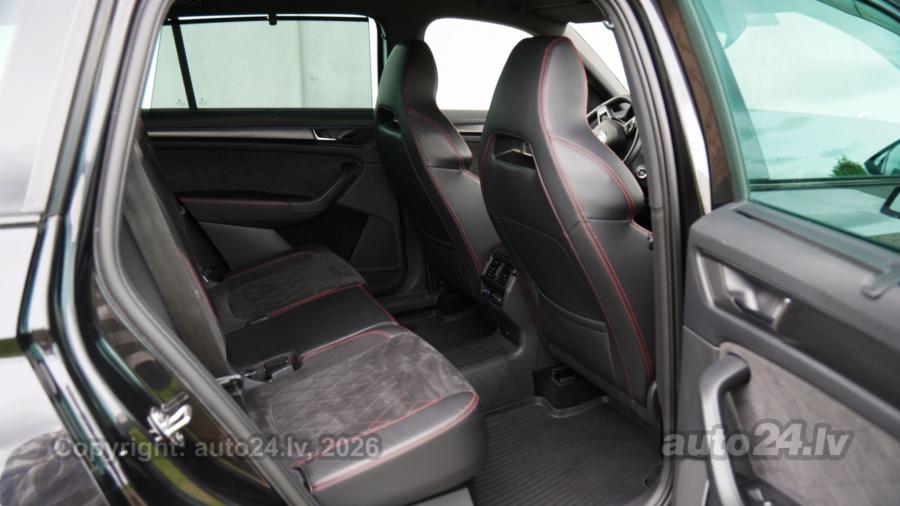 Black Skoda Kodiaq 2020 in Tallinn, with an engine capacity of 2.00 L and mileage of 143 thousand km for 29500 €, photo 16 on AUTOMOTO.COM.LV