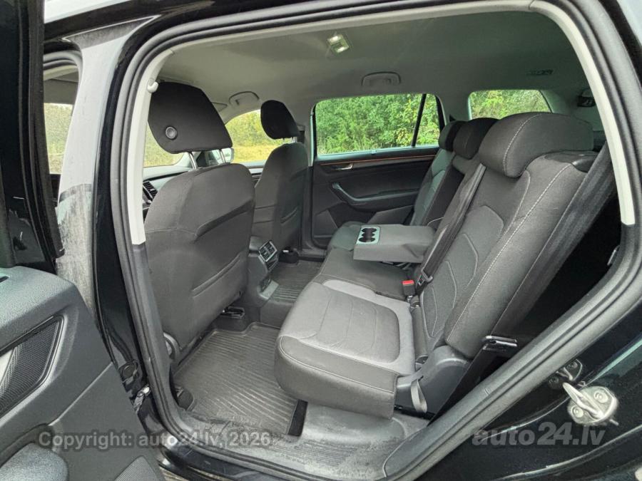 Black Skoda Kodiaq 2020 in Tallinn, with an engine capacity of 1.50 L and mileage of 141 thousand km for 21000 €, photo 7 on AUTOMOTO.COM.LV