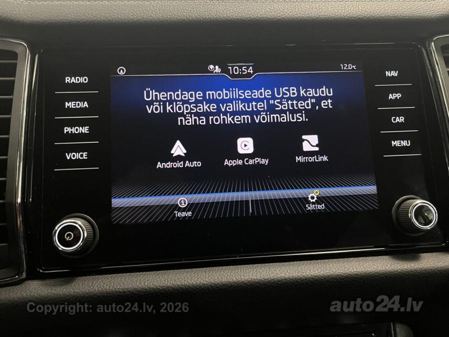 Melns Skoda Kodiaq 2021 Tallina, ar dzinēja tilpumu 2.00 L un nobraukumu 172 tūkst. km par 23900 €, foto 20 vietnē AUTOMOTO.COM.LV