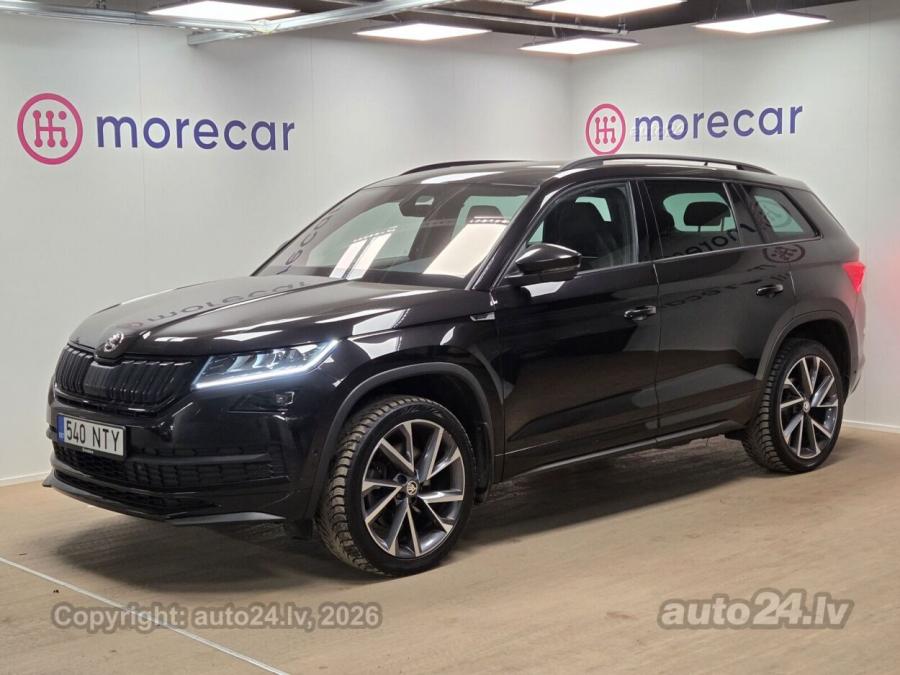 Melns Skoda Kodiaq 2021 Tallina, ar dzinēja tilpumu 2.00 L un nobraukumu 127 tūkst. km par 26900 €, foto 1 vietnē AUTOMOTO.COM.LV