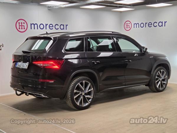 Black Skoda Kodiaq 2021 in Tallinn, with an engine capacity of 2.00 L and mileage of 127 thousand km for 26900 €, photo 4 on AUTOMOTO.COM.LV