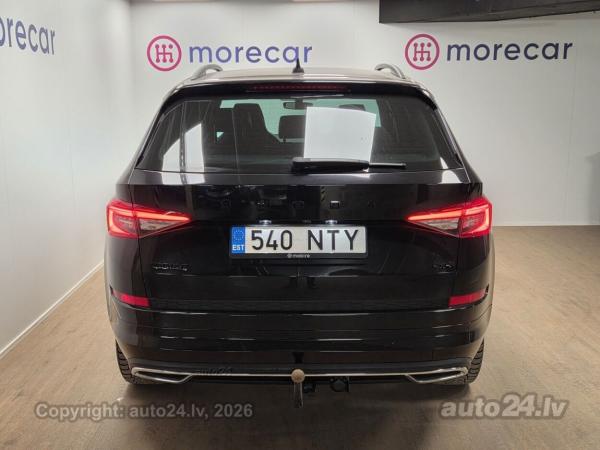 Black Skoda Kodiaq 2021 in Tallinn, with an engine capacity of 2.00 L and mileage of 127 thousand km for 26900 €, photo 5 on AUTOMOTO.COM.LV