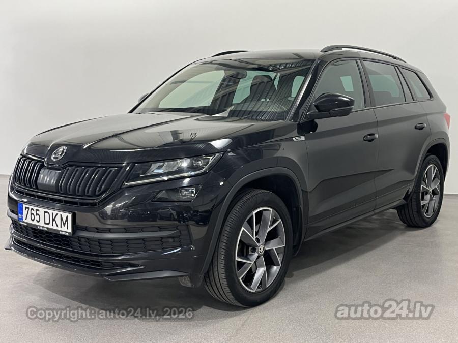 Черный Шкода Kodiaq 2021 в Таллин, объемом двигателя 2.00 л и пробегом 69 тыс. км за 25900 €, фото 1 на AUTOMOTO.COM.LV