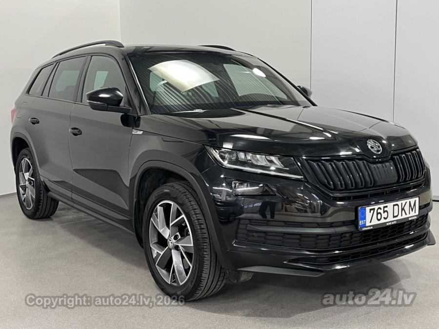 Черный Шкода Kodiaq 2021 в Таллин, объемом двигателя 2.00 л и пробегом 69 тыс. км за 25900 €, фото 4 на AUTOMOTO.COM.LV