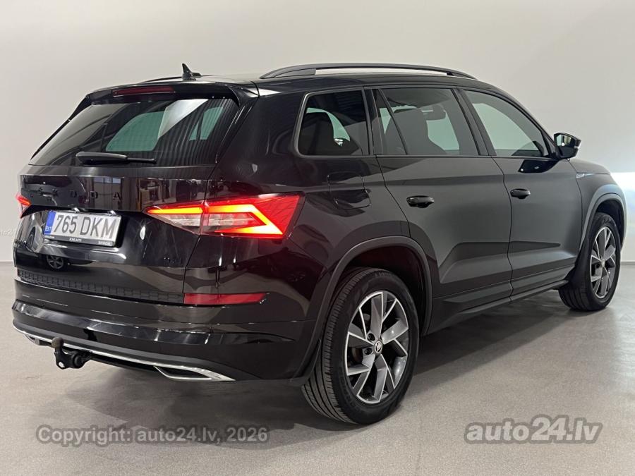 Черный Шкода Kodiaq 2021 в Таллин, объемом двигателя 2.00 л и пробегом 69 тыс. км за 25900 €, фото 5 на AUTOMOTO.COM.LV