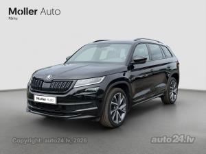 Black Skoda Kodiaq 2021 in Parnu, with an engine capacity of 1.50 L and mileage of 91 thousand km for 27900 €, photo  on AUTOMOTO.COM.LV