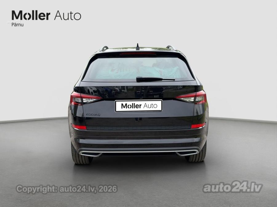 Black Skoda Kodiaq 2021 in Parnu, with an engine capacity of 1.50 L and mileage of 91 thousand km for 27900 €, photo 5 on AUTOMOTO.COM.LV