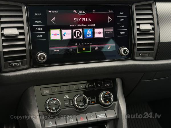 Черный Шкода Kodiaq 2021 в Пярну, объемом двигателя 1.50 л и пробегом 91 тыс. км за 27900 €, фото 8 на AUTOMOTO.COM.LV