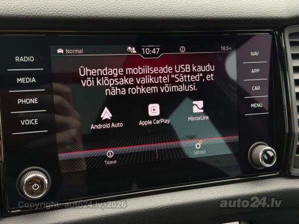 Черный Шкода Kodiaq 2021 в Пярну, объемом двигателя 1.50 л и пробегом 91 тыс. км за 27900 €, фото 10 на AUTOMOTO.COM.LV