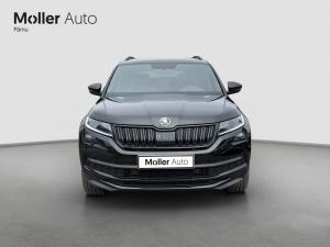 Black Skoda Kodiaq 2021 in Parnu, with an engine capacity of 1.50 L and mileage of 91 thousand km for 27400 €, photo 4 on AUTOMOTO.COM.LV