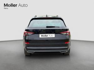 Black Skoda Kodiaq 2021 in Parnu, with an engine capacity of 1.50 L and mileage of 91 thousand km for 27400 €, photo 5 on AUTOMOTO.COM.LV