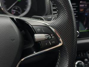 Black Skoda Kodiaq 2021 in Parnu, with an engine capacity of 1.50 L and mileage of 91 thousand km for 27400 €, photo 19 on AUTOMOTO.COM.LV
