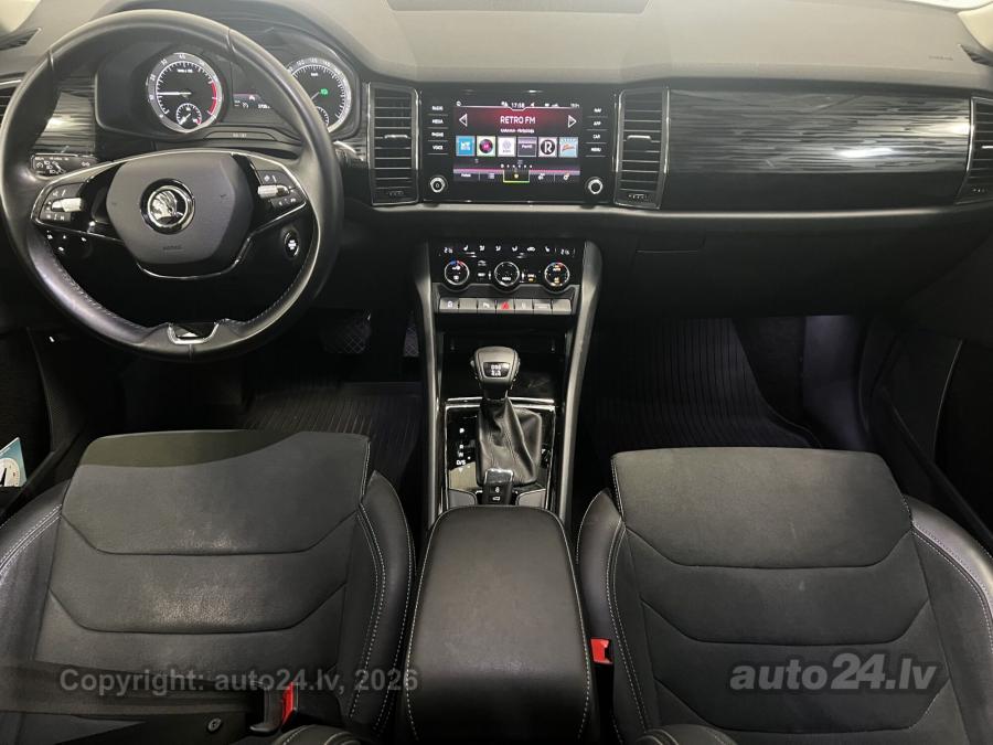 Черный Шкода Kodiaq 2021 в Таллин, объемом двигателя 2.00 л и пробегом 68 тыс. км за 26900 €, фото 7 на AUTOMOTO.COM.LV