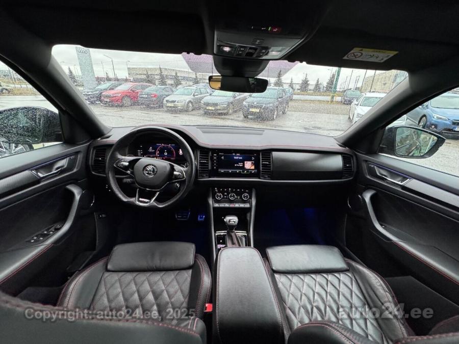 Melns Skoda Kodiaq 2022 Tartu, ar dzinēja tilpumu 2.00 L un nobraukumu 64 tūkst. km par 37900 €, foto 9 vietnē AUTOMOTO.COM.LV