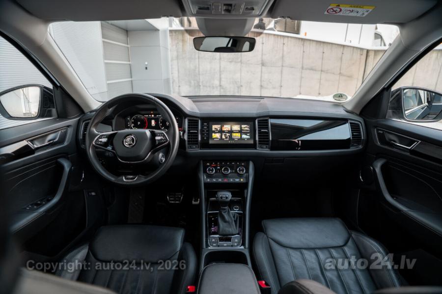 Melns Skoda Kodiaq 2022 Tartu, ar dzinēja tilpumu 2.00 L un nobraukumu 87 tūkst. km par 36900 €, foto 4 vietnē AUTOMOTO.COM.LV
