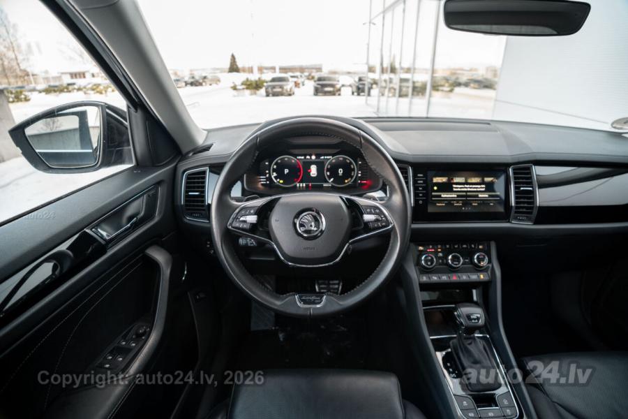 Melns Skoda Kodiaq 2022 Tartu, ar dzinēja tilpumu 2.00 L un nobraukumu 87 tūkst. km par 36900 €, foto 8 vietnē AUTOMOTO.COM.LV