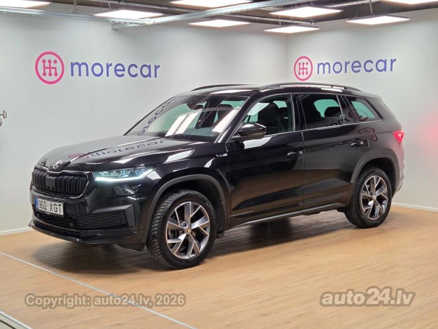 Melns Skoda Kodiaq 2022 Tallina, ar dzinēja tilpumu 2.00 L un nobraukumu 145 tūkst. km par 28900 €, foto 1 vietnē AUTOMOTO.COM.LV