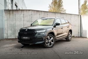 Melns Skoda Kodiaq 2022 Tartu, ar dzinēja tilpumu 2.00 L un nobraukumu 62 tūkst. km par 37900 €, foto  vietnē AUTOMOTO.COM.LV