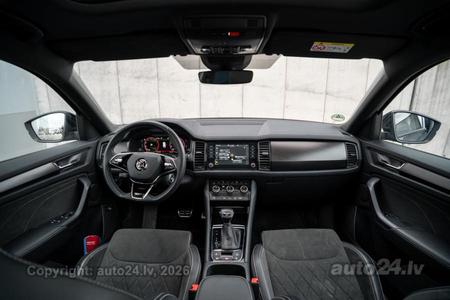 Melns Skoda Kodiaq 2022 Tartu, ar dzinēja tilpumu 2.00 L un nobraukumu 62 tūkst. km par 37900 €, foto 5 vietnē AUTOMOTO.COM.LV