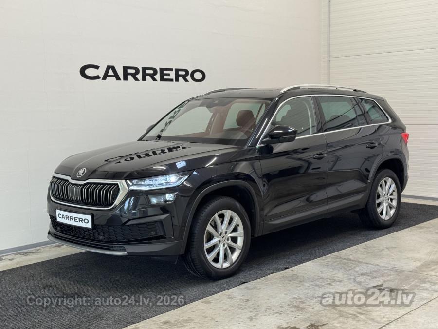 Черный Шкода Kodiaq 2022 в Таллин, объемом двигателя 2.00 л и пробегом 95 тыс. км за 31900 €, фото 1 на AUTOMOTO.COM.LV