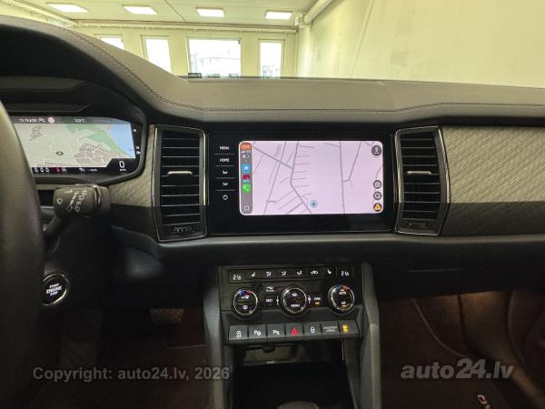 Черный Шкода Kodiaq 2022 в Таллин, объемом двигателя 2.00 л и пробегом 95 тыс. км за 31900 €, фото 7 на AUTOMOTO.COM.LV