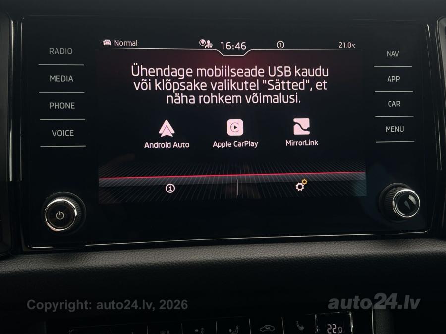 Черный Шкода Kodiaq 2022 в Пярну, объемом двигателя 2.00 л и пробегом 162 тыс. км за 29900 €, фото 11 на AUTOMOTO.COM.LV
