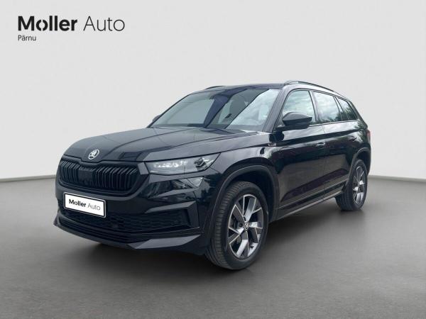 Black Skoda Kodiaq 2022 in Parnu, with an engine capacity of 2.00 L and mileage of 162 thousand km for 29850 €, photo 1 on AUTOMOTO.COM.LV