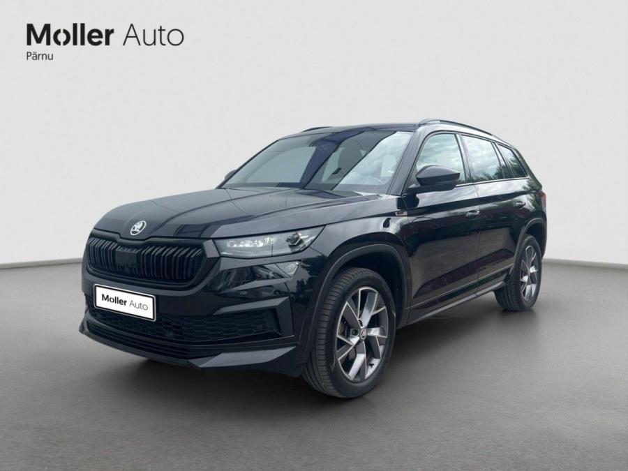 Melns Skoda Kodiaq 2022 Pērnava, ar dzinēja tilpumu 2.00 L un nobraukumu 162 tūkst. km par 29850 €, foto 1 vietnē AUTOMOTO.COM.LV