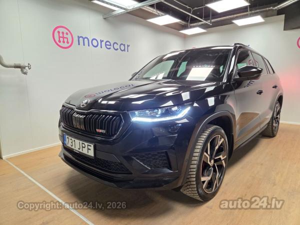 Black Skoda Kodiaq 2023 in Tallinn, with an engine capacity of 2.00 L and mileage of 134 thousand km for 31900 €, photo 3 on AUTOMOTO.COM.LV