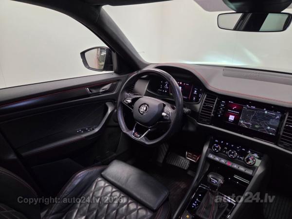 Black Skoda Kodiaq 2023 in Tallinn, with an engine capacity of 2.00 L and mileage of 134 thousand km for 31900 €, photo 10 on AUTOMOTO.COM.LV