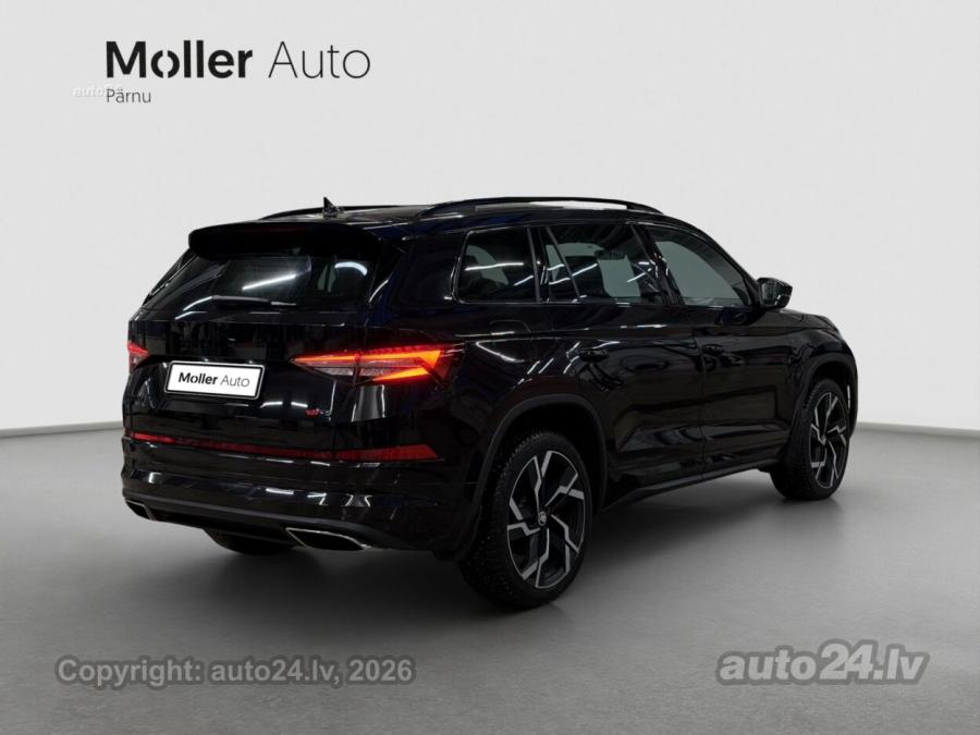 Black Skoda Kodiaq 2023 in Parnu, with an engine capacity of 2.00 L and mileage of 134 thousand km for 39900 €, photo 2 on AUTOMOTO.COM.LV