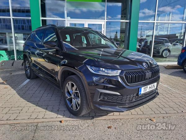 Melns Skoda Kodiaq 2023 Tartu, ar dzinēja tilpumu 2.00 L un nobraukumu 46 tūkst. km par 38900 €, foto 1 vietnē AUTOMOTO.COM.LV