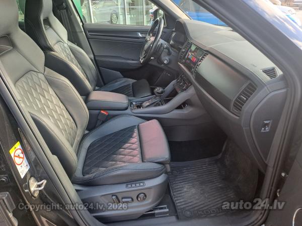 Melns Skoda Kodiaq 2023 Tartu, ar dzinēja tilpumu 2.00 L un nobraukumu 46 tūkst. km par 38900 €, foto 5 vietnē AUTOMOTO.COM.LV