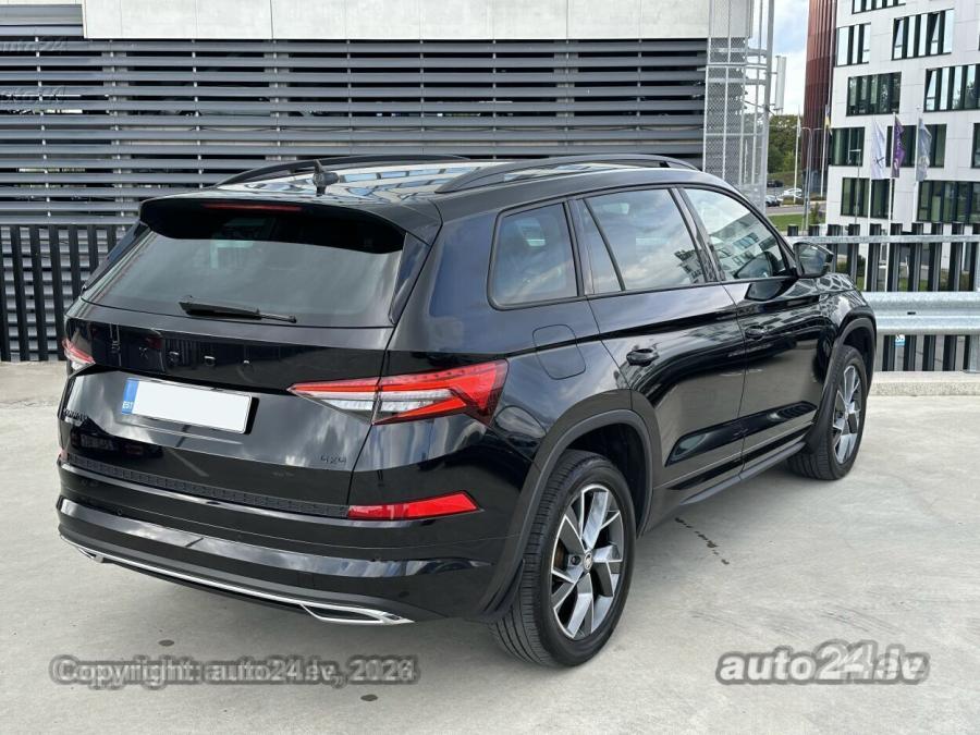 Черный Шкода Kodiaq 2023 в Таллин, объемом двигателя 2.00 л и пробегом 50 тыс. км за 36900 €, фото 8 на AUTOMOTO.COM.LV